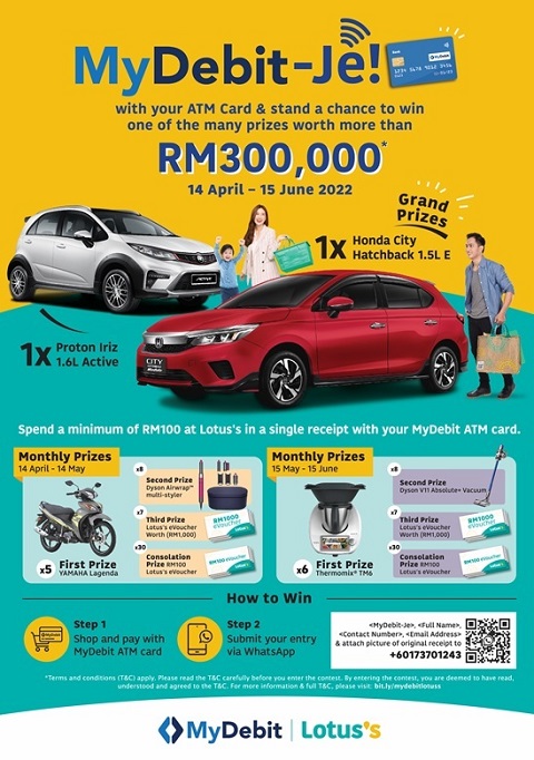 MyDebit Je with your ATM card - Lotus's | Information | Always with you ...