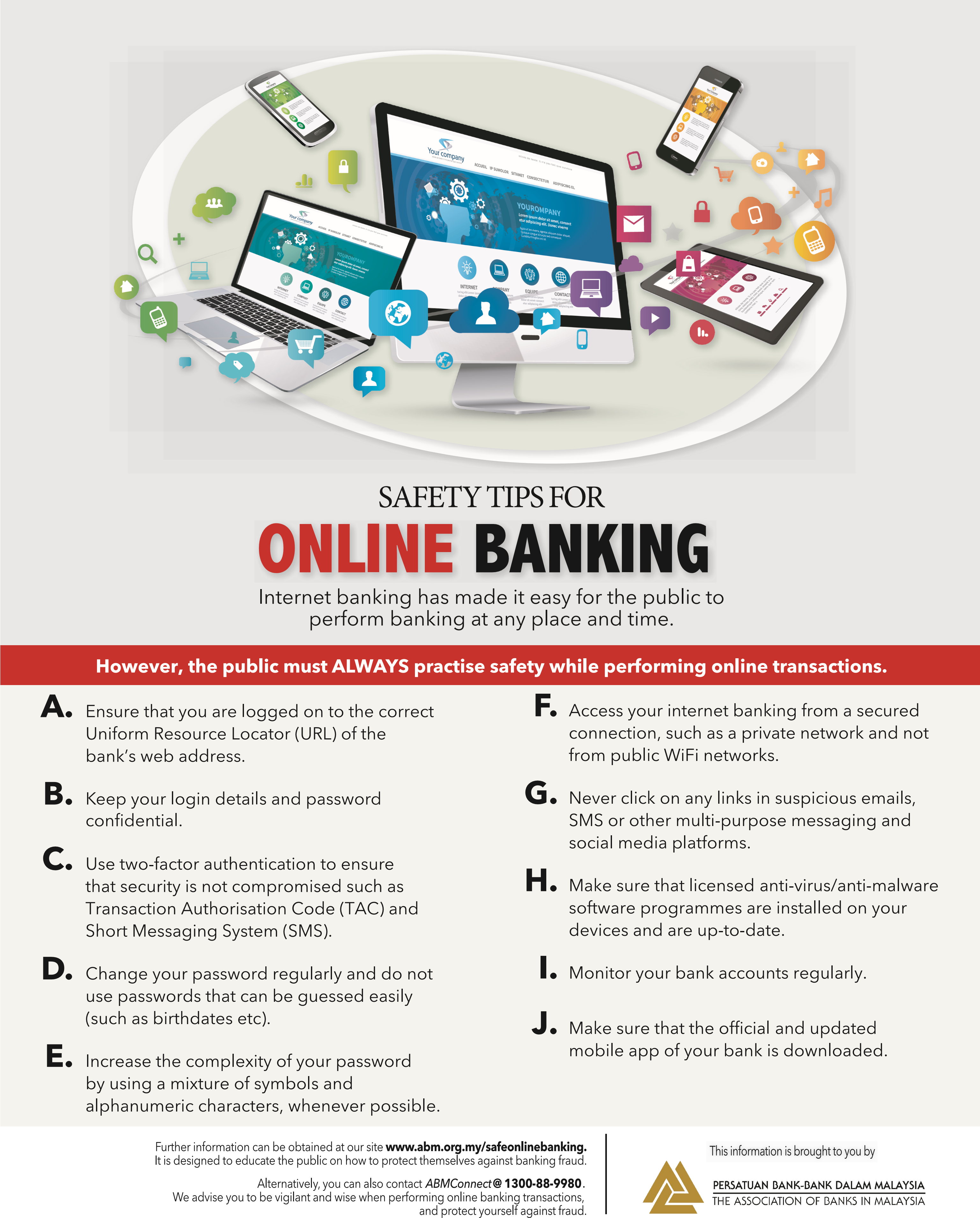 Safety Tips for Online Banking | 信息资讯 | 中国银行@马来西亚